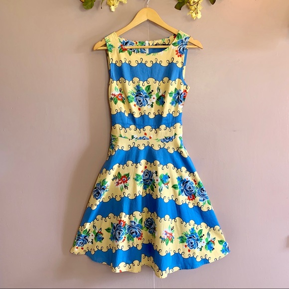 Aranee | Dresses | Aranee Classy Floral Sleeveless Picnic Dress | Poshmark